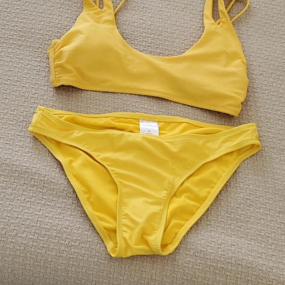 Xhilaration | Swim | Yellow Swim Suit | Poshmark